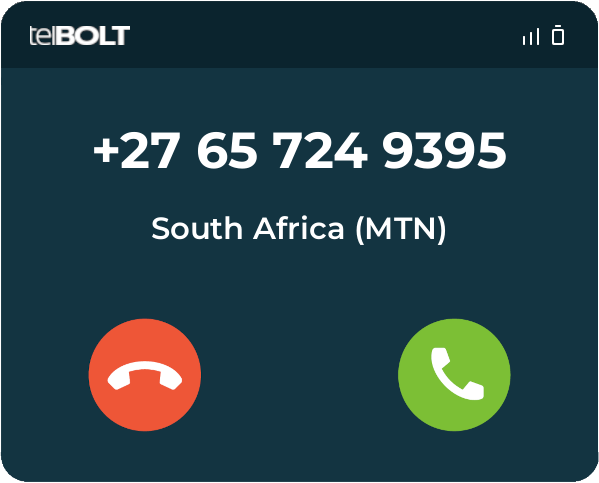 Who is 0657249395 / 065 724 9395 from South Africa - telBOLT